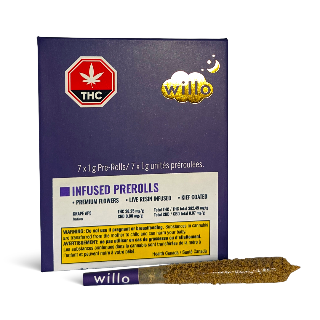 Infused Pre-Rolls - Indica (Night) - 7 Packs – Willo Store