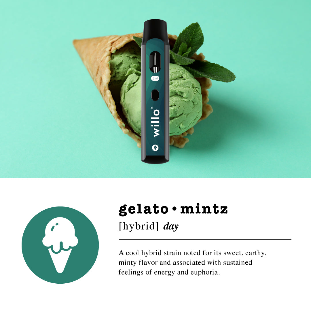 2000mg THC Disposable Vape Pen - GELATO MINTZ – Willo Store